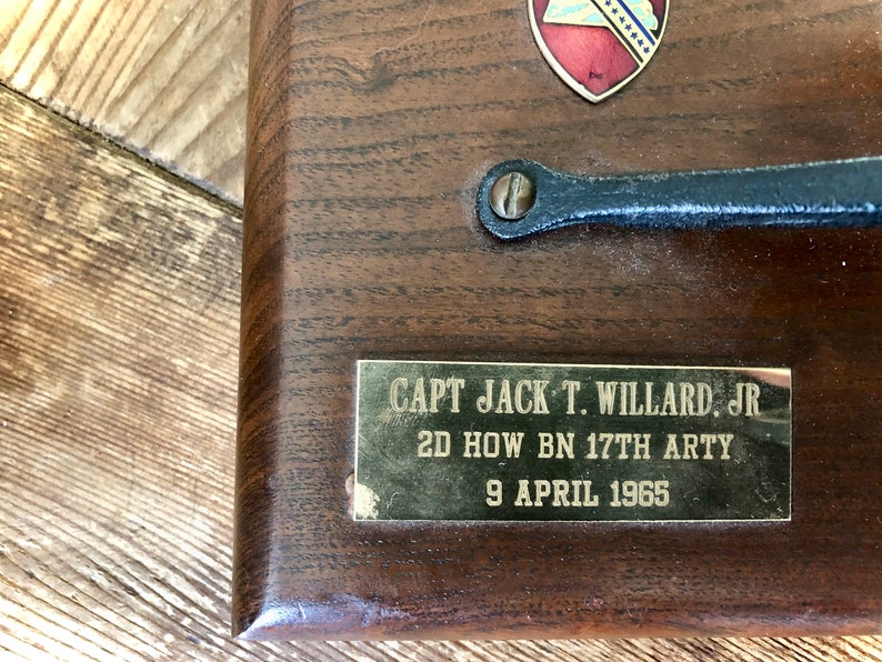 Vintage, C.1965, Cannon, Replica, Authentic, Military, Trophy, Plaque ...