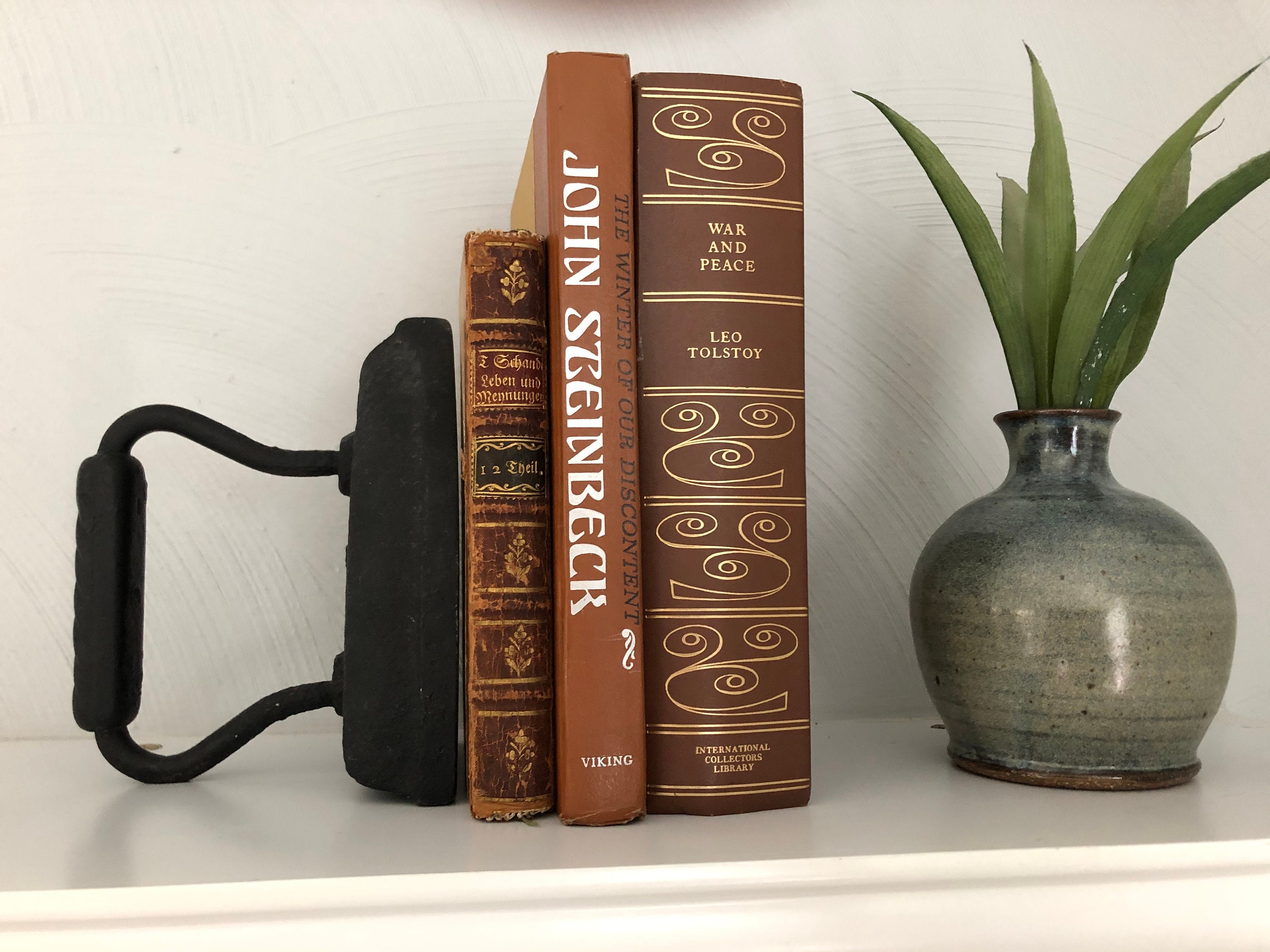 Antique Cast Iron 7, Sad Iron Classic Americana Farmhouse, Bookend ...