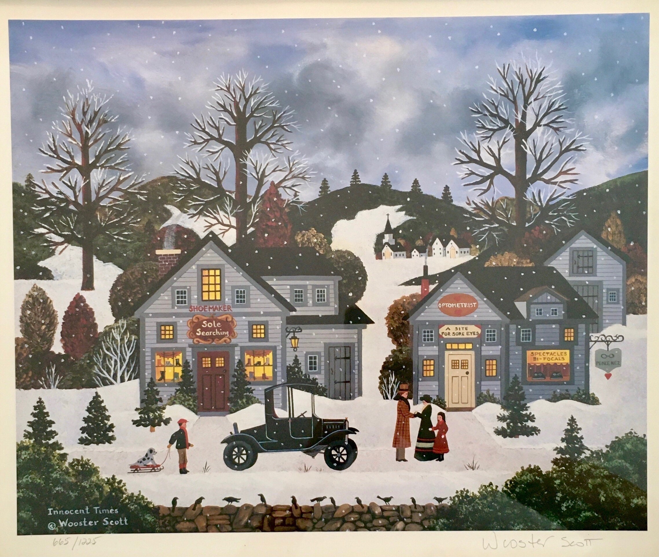 Authentic, Signed, Jane Wooster Scott, Artwork, Original Print ...