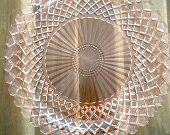 Round Glass Platter - Etsy