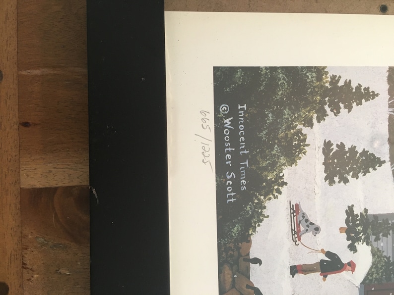 Authentic, Signed, Jane Wooster Scott, Artwork, Original Print ...