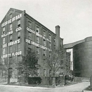 Authentic, Antique, Pink, Depression Glass, Advertising Plate, Urban's ...