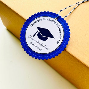 Graduation Gift Tags Personalized Favor Tags Graduation 2025 Hang Tags ...
