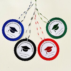 Graduation Gift Tags Personalized Favor Tags Graduation 2025 Hang Tags ...