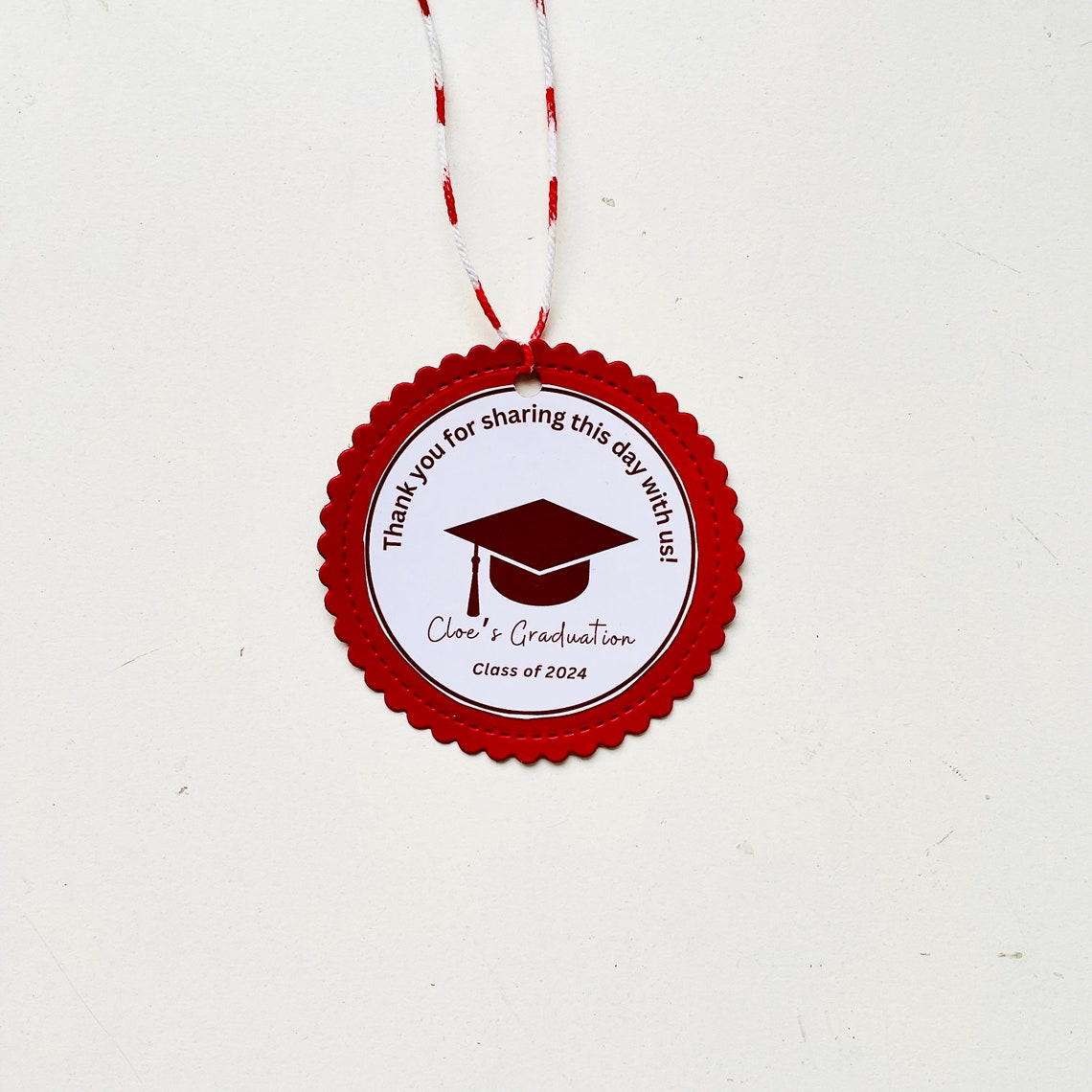 Graduation Gift Tags Personalized Favor Tags Graduation 2024 Hang Tags ...