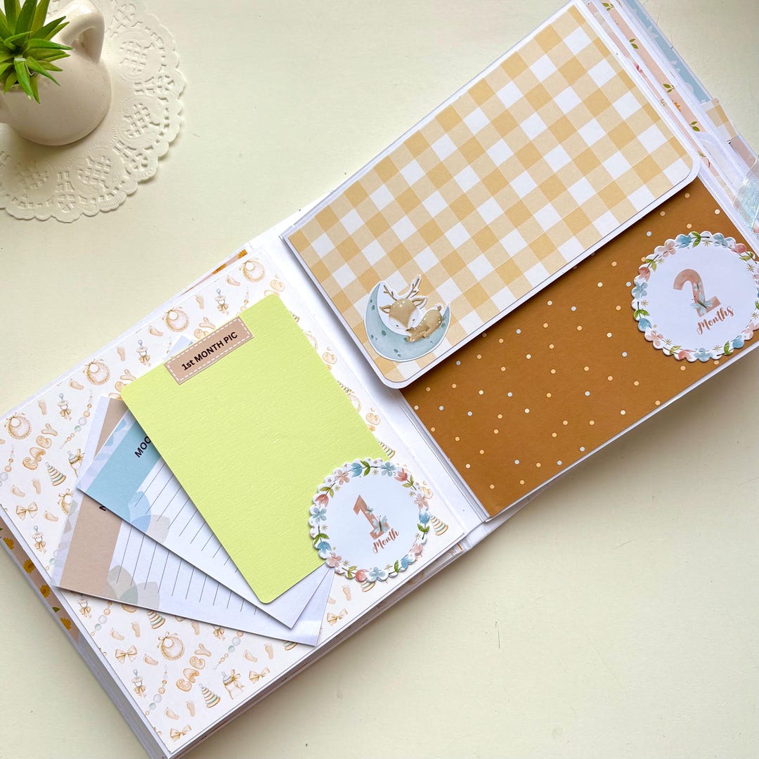 Personalized Pregnancy Scrapbook Album: New Mom Gift, Bump to Baby Book ...