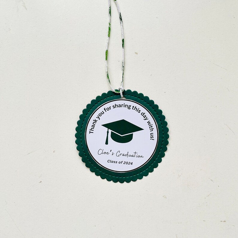 Graduation Gift Tags Personalized Favor Tags Graduation 2025 Hang Tags ...