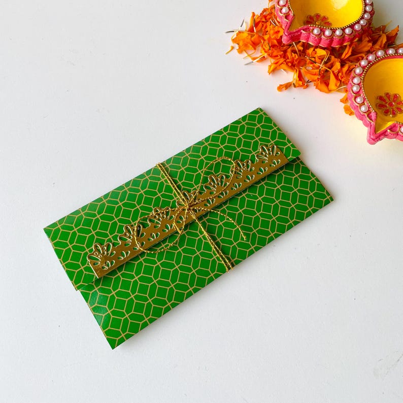 Handmade Indian Money Envelopes: Shagun Cash Gift Set - Etsy