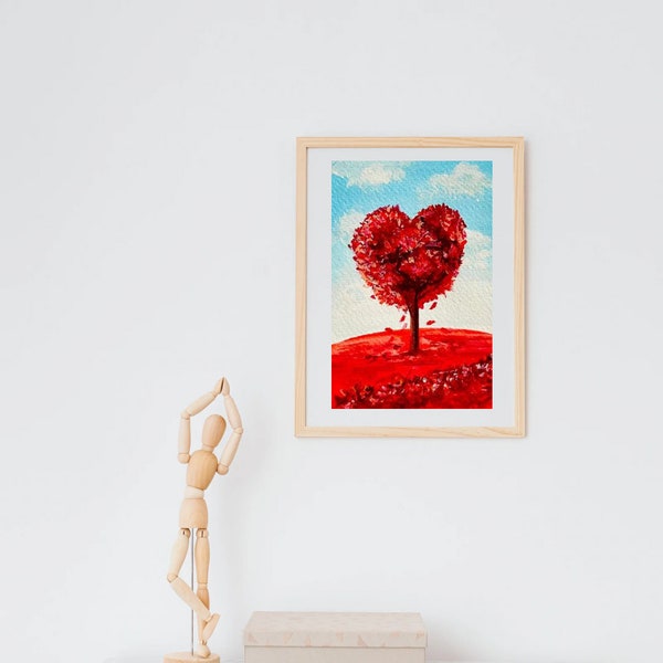 Love Tree Painting - Etsy