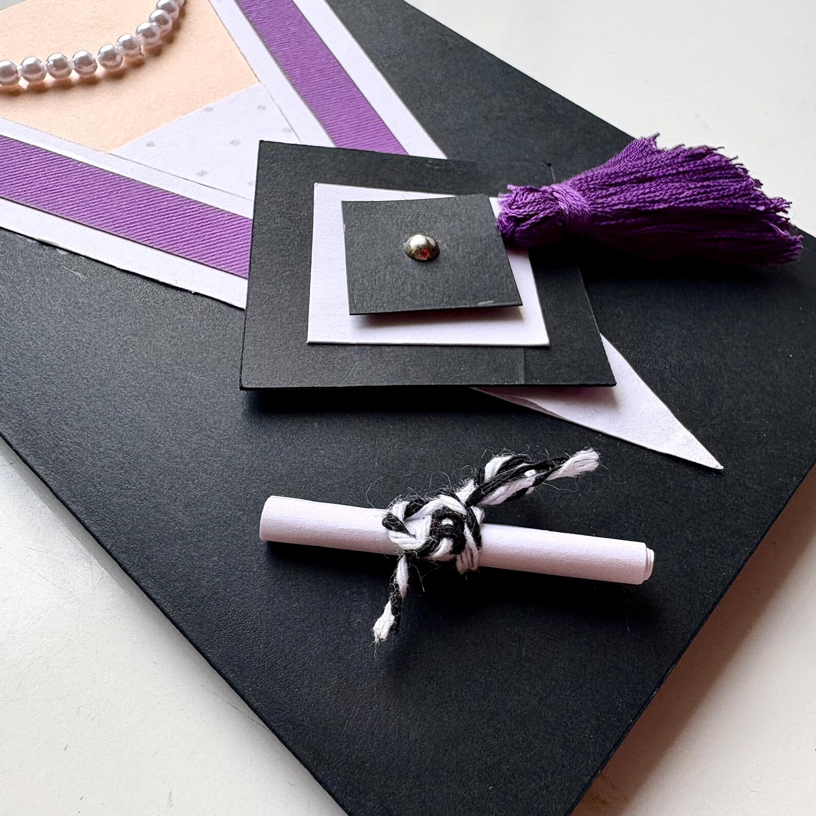 Handmade Graduation Card: Class of 2025, Custom Gown & Tassel - Etsy