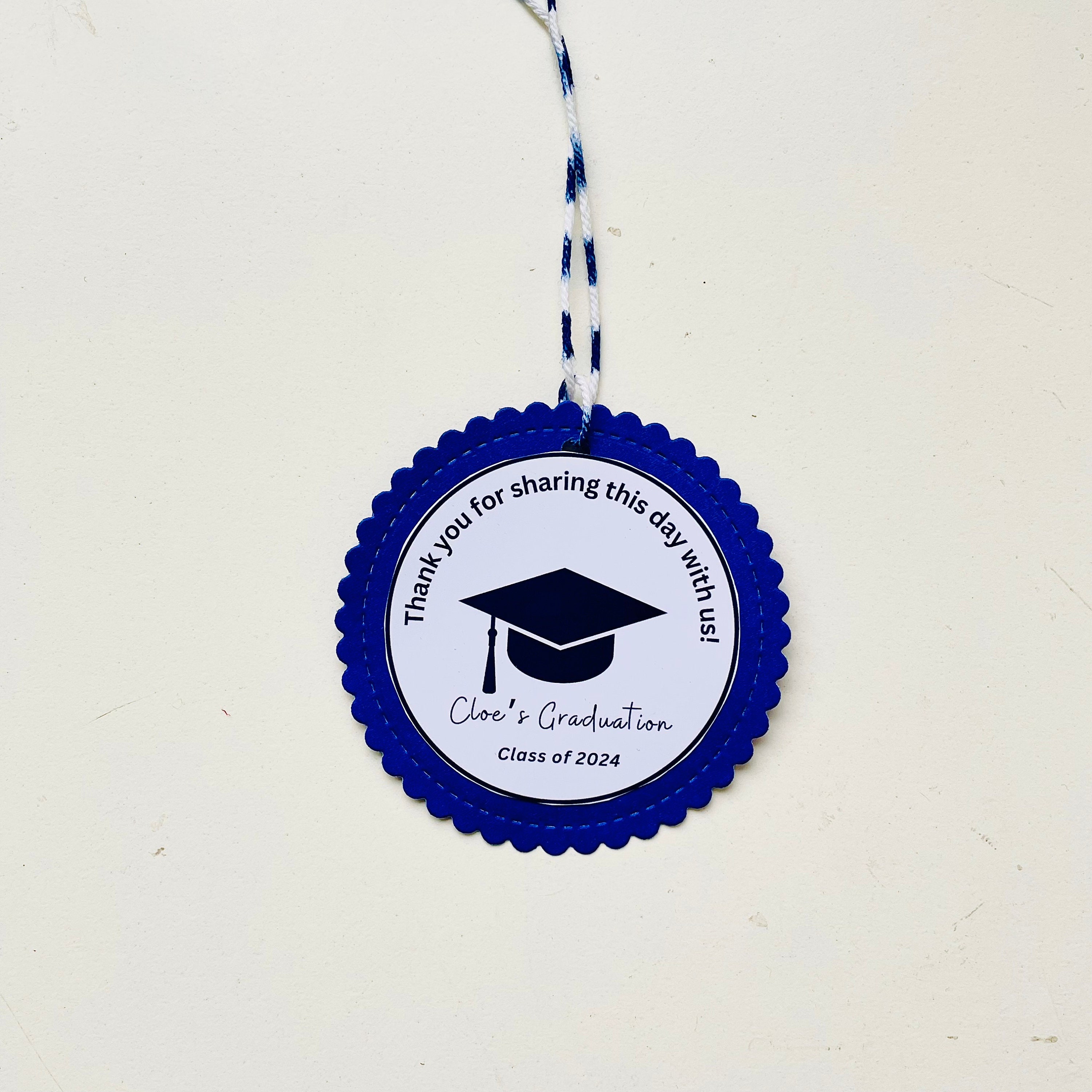Graduation Gift Tags Personalized Favor Tags Graduation 2025 Hang Tags ...