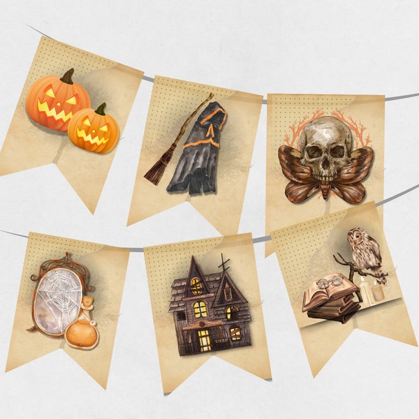 Halloween Banner - Etsy