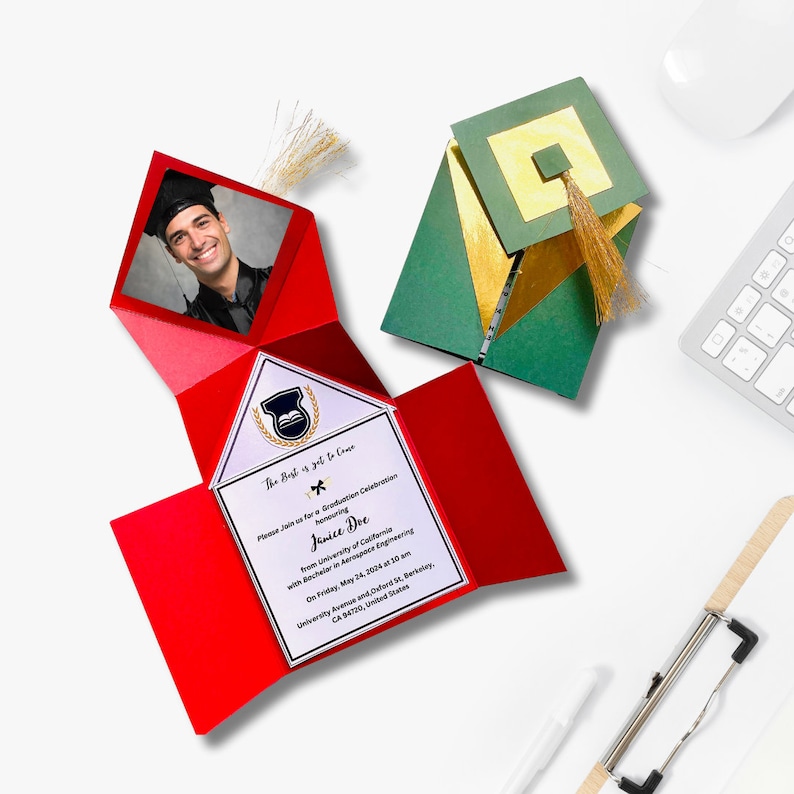 Graduation Invitation Announcement Card Invites Class of 2024 High ...