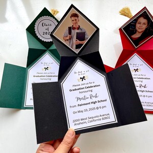 Graduation Invitation Announcement Card Invites Class of 2025 High ...