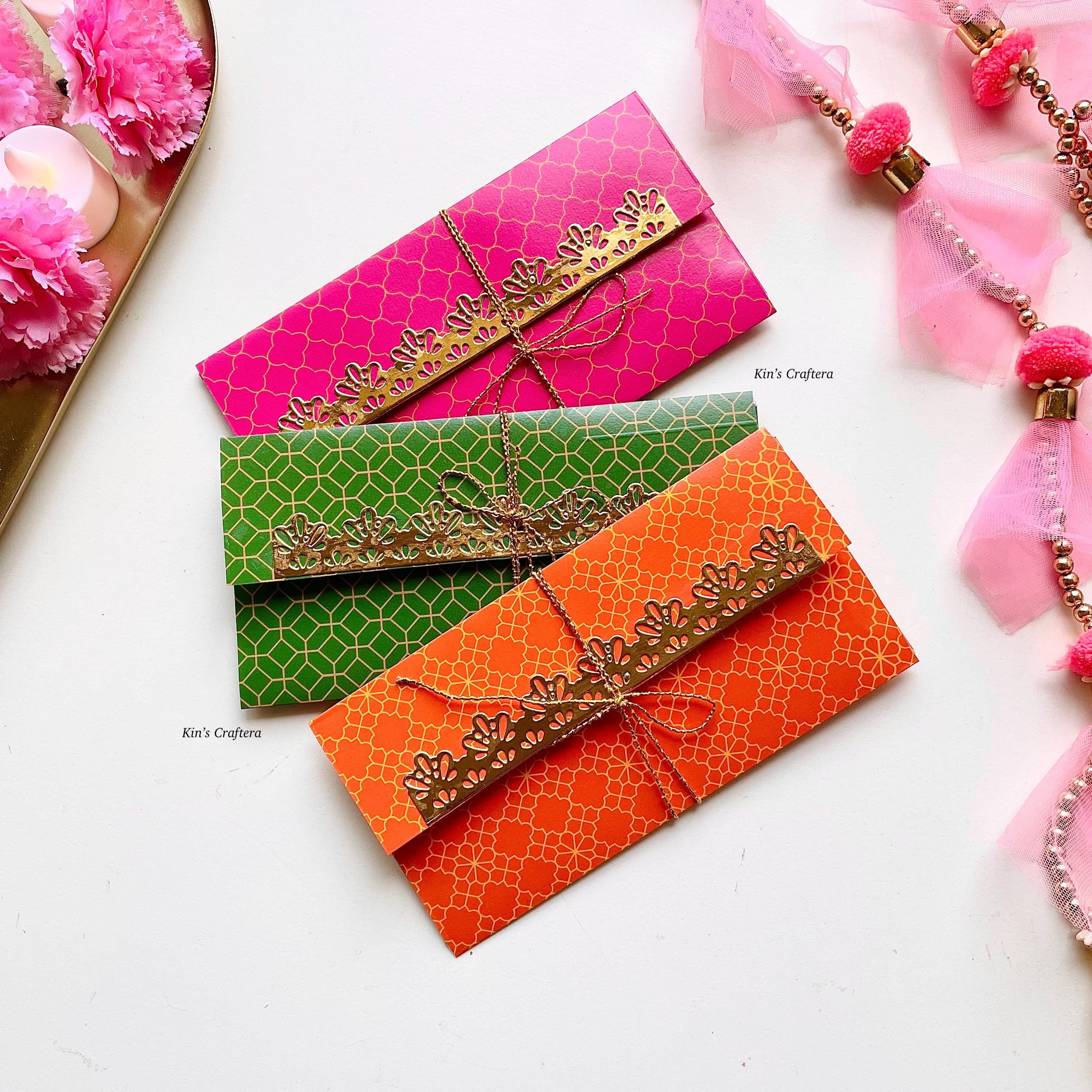 Handmade Indian Money Envelopes: Shagun Cash Gift Set - Etsy