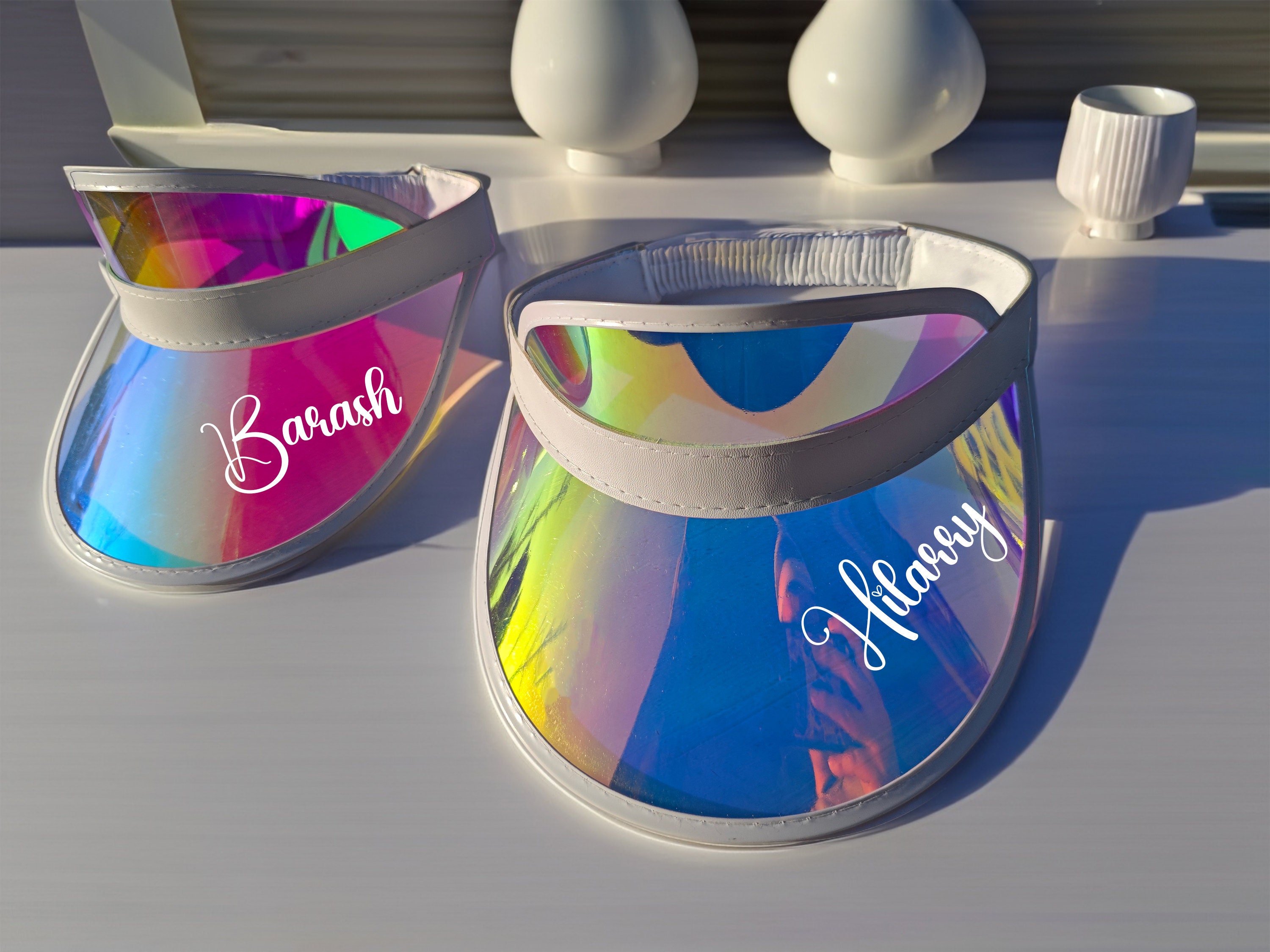 Personalized Bride Visor Bachelorette Visors Bachelorette Party Sun ...