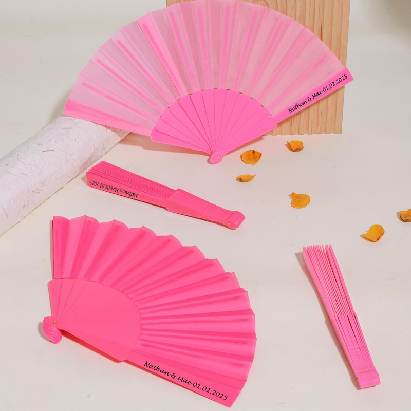 Personalized Fans - Etsy