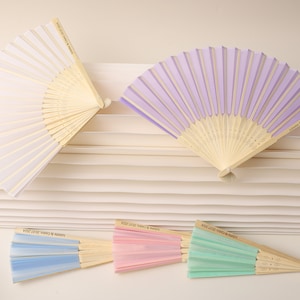 10pcs Personalized Wedding Hand Fans, Gift for Engagement,bridal Gifts ...