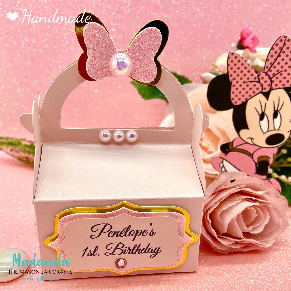 Minnie Mouse Party Favor Boxes Candy Box for Minnie Mouse - Etsy