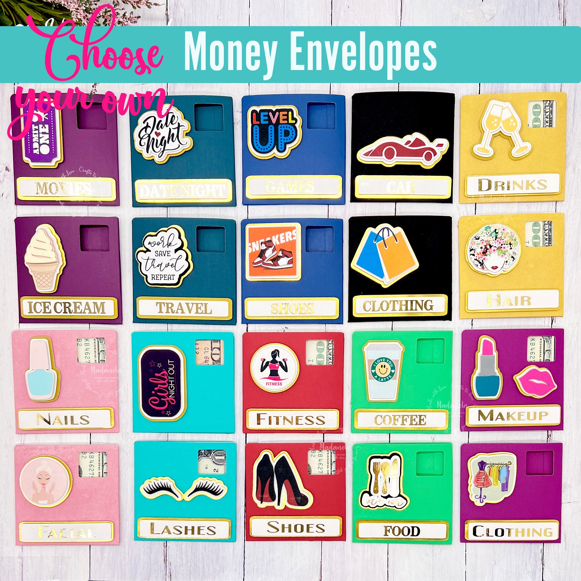 Money Envelopes Saving Money Challenge Envelope Money - Etsy