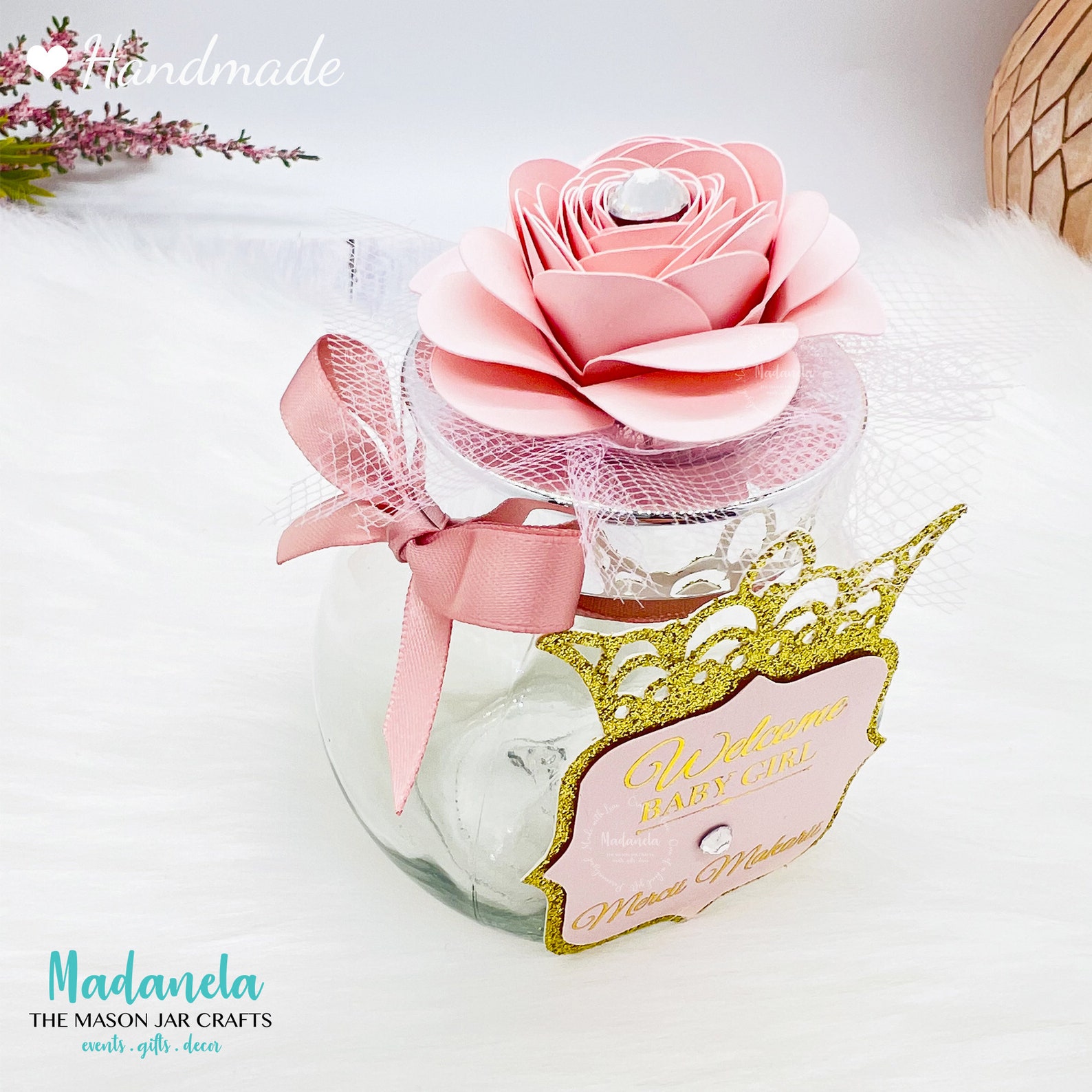 Personalized Glass Favor Jars With Lid: Princess Theme, Set of 10 - Etsy
