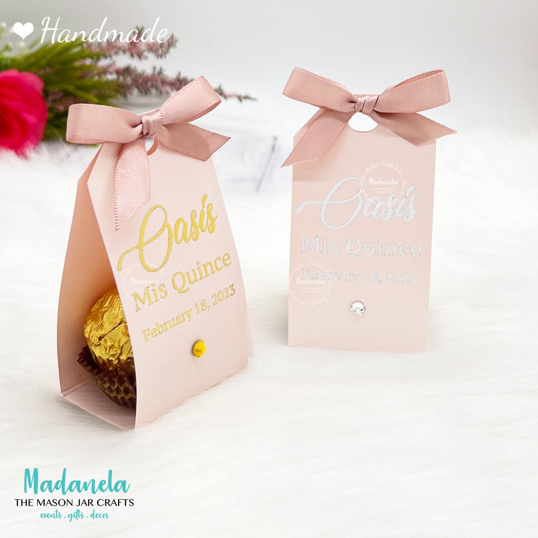 Personalized Ferrero Rocher Party Favors: Quinceanera, Sweet Sixteen - Etsy