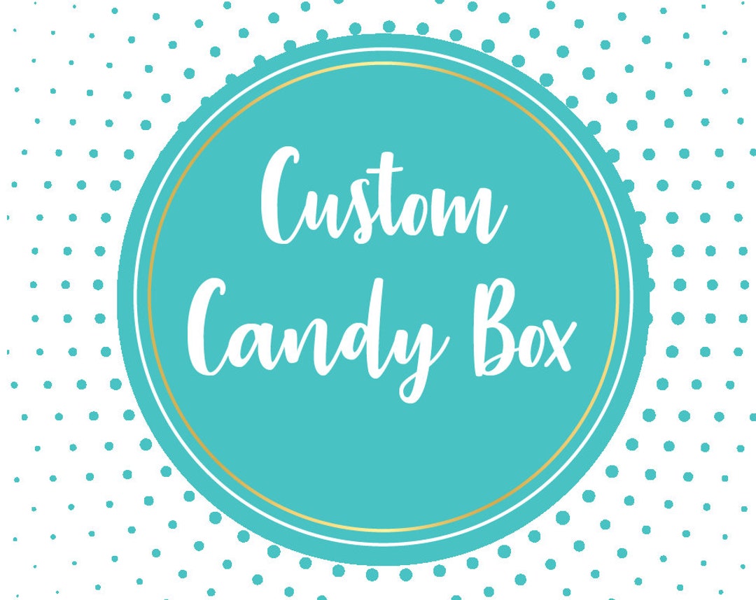 Custom Candy Box, Clear Gable Box Set of Six Boxes - Etsy