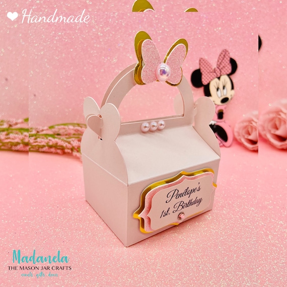 Minnie Mouse Party Favor Boxes Candy Box for Minnie Mouse - Etsy