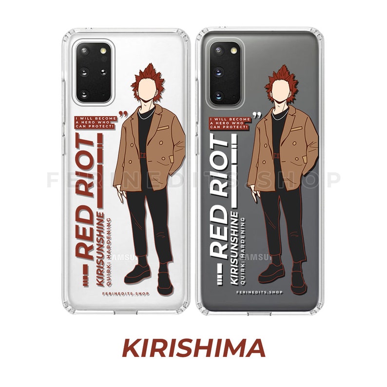 MHA Kirishima/red Riot Phone Case iphone & Samsung | Etsy