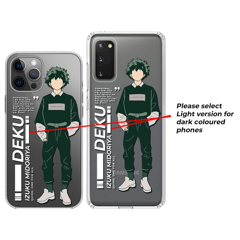 MHA Deku/Izuku Midoriya Phone Case iPhone & Samsung | Etsy