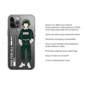 MHA Deku/izuku Midoriya Phone Case iphone & Samsung - Etsy