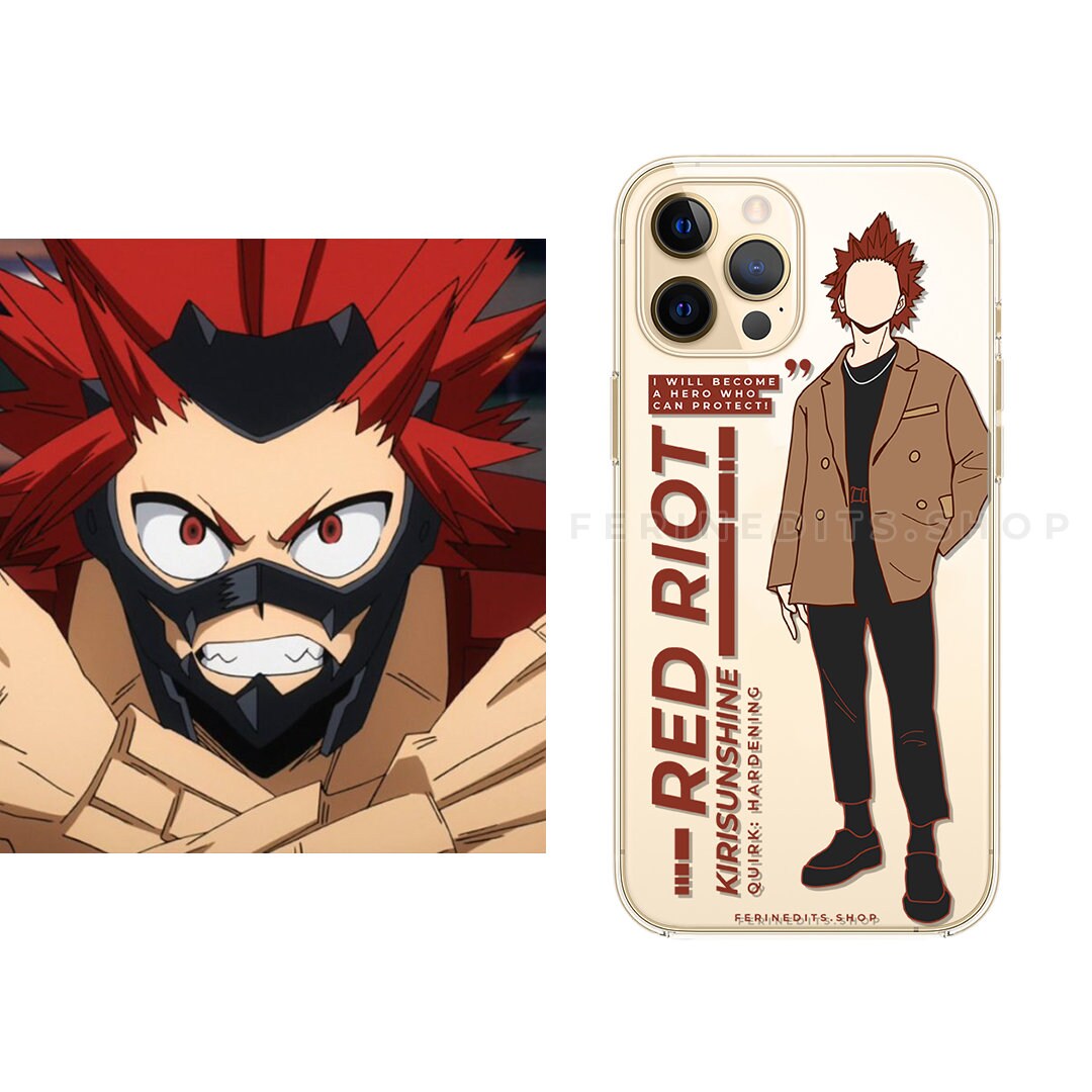 MHA Kirishima/red Riot Phone Case iphone & Samsung | Etsy