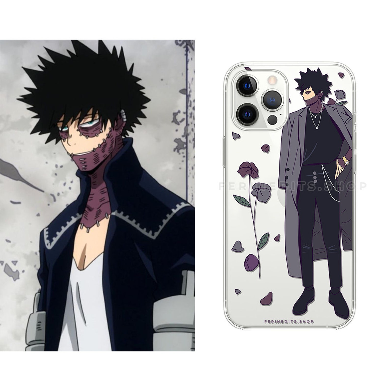 MHA Dabi Phone Case iphone & Samsung - Etsy UK