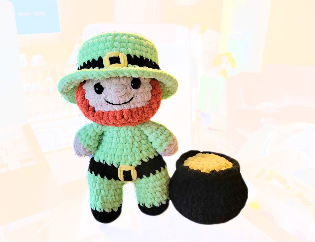 Leprechaun Plushie - Irish Leprechaun Stuffed Animal Leprechaun Doll St ...