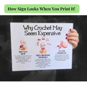 Why Crochet May Seem Expensive Sign for Markets - Price Explanation ...