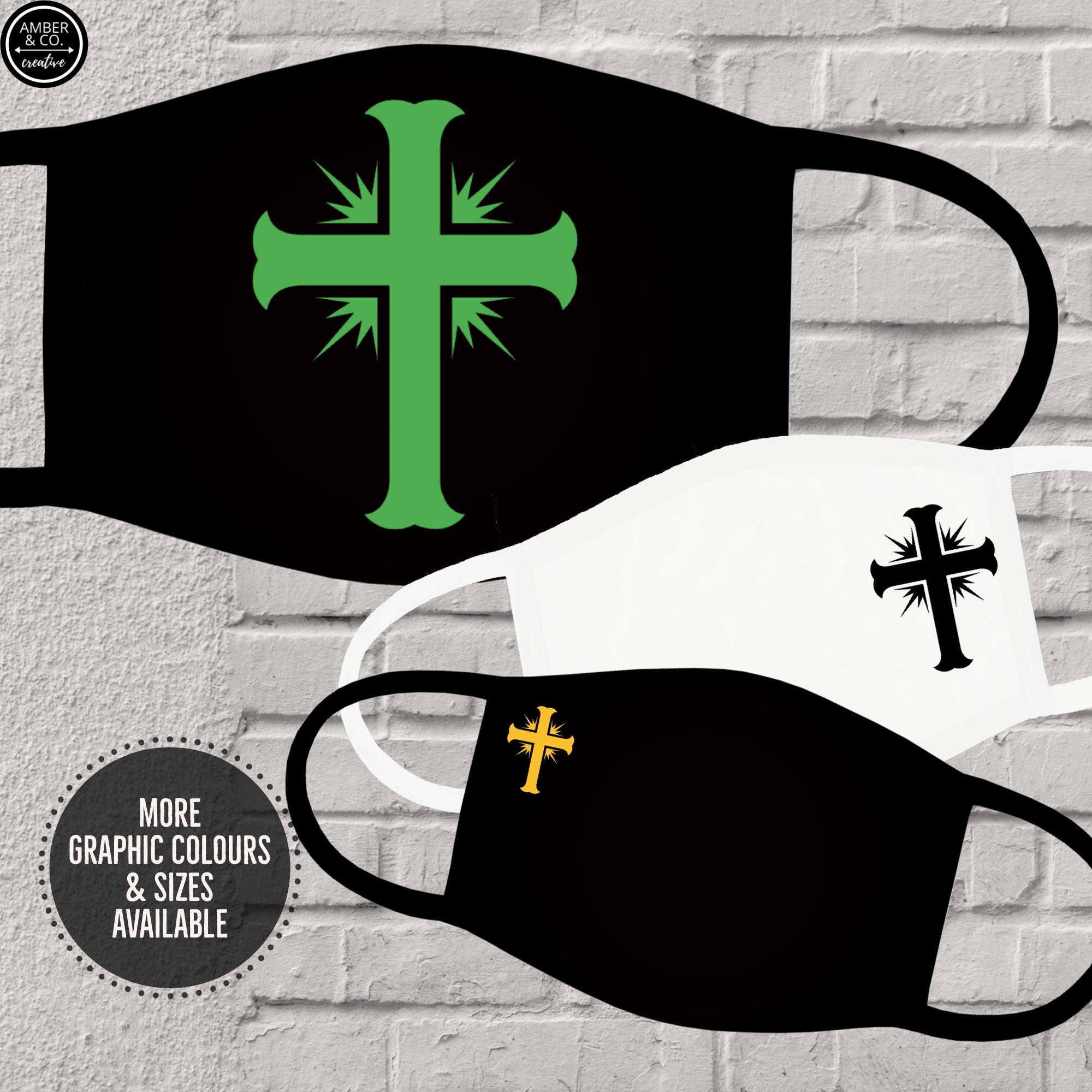 Face Mask Cross Reusable Mask Washable Mask Cotton | Etsy