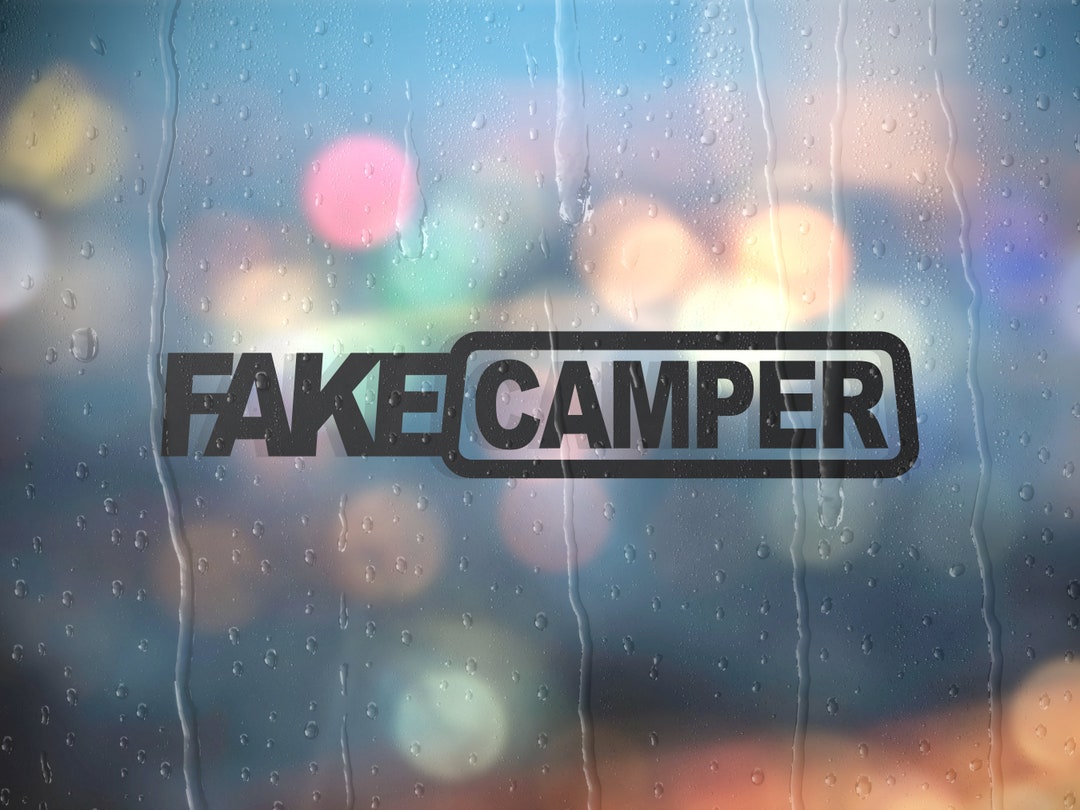 2 X Vinyl Decals: Fake Camper Camper Van Decal Multiple - Etsy