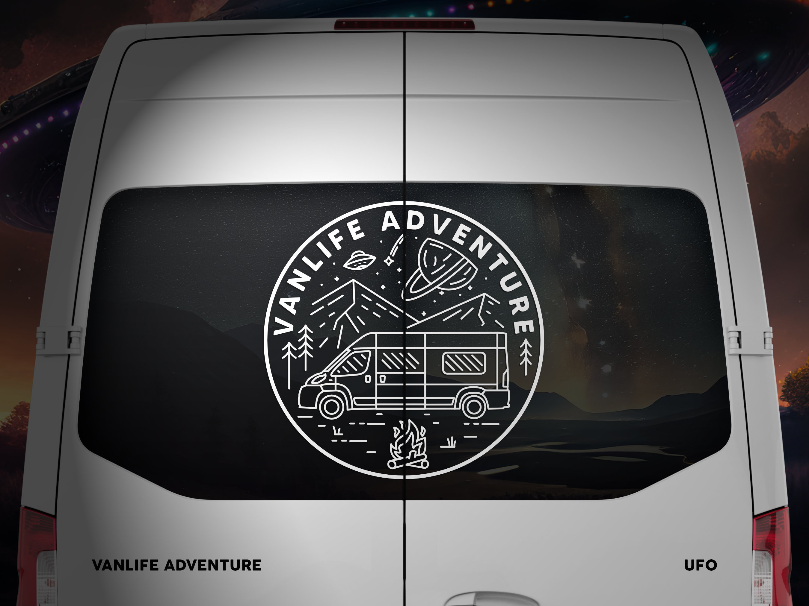 Camper Van Vinyl Decal 6 Scenes Featuring a Fiat Ducato - Etsy UK