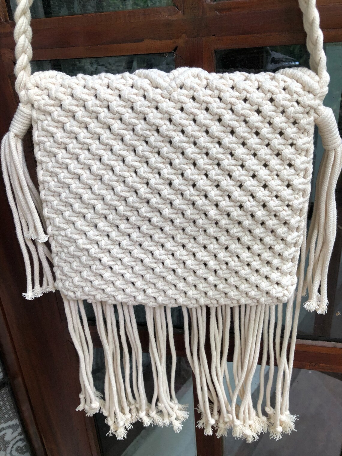 Handmade Macrame Shoulder Bag - Etsy
