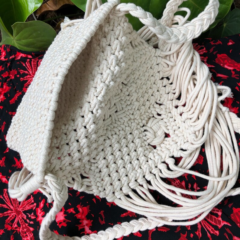 Handmade Macrame Shoulder Bag - Etsy