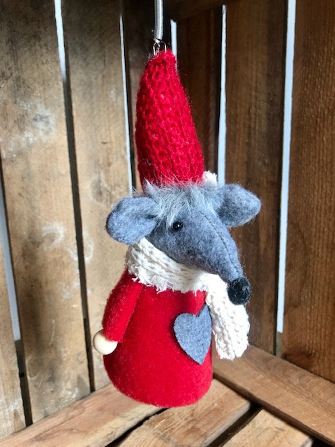 Millie the Springy Mouse Christmas Decoration Rustic Traditional - Etsy