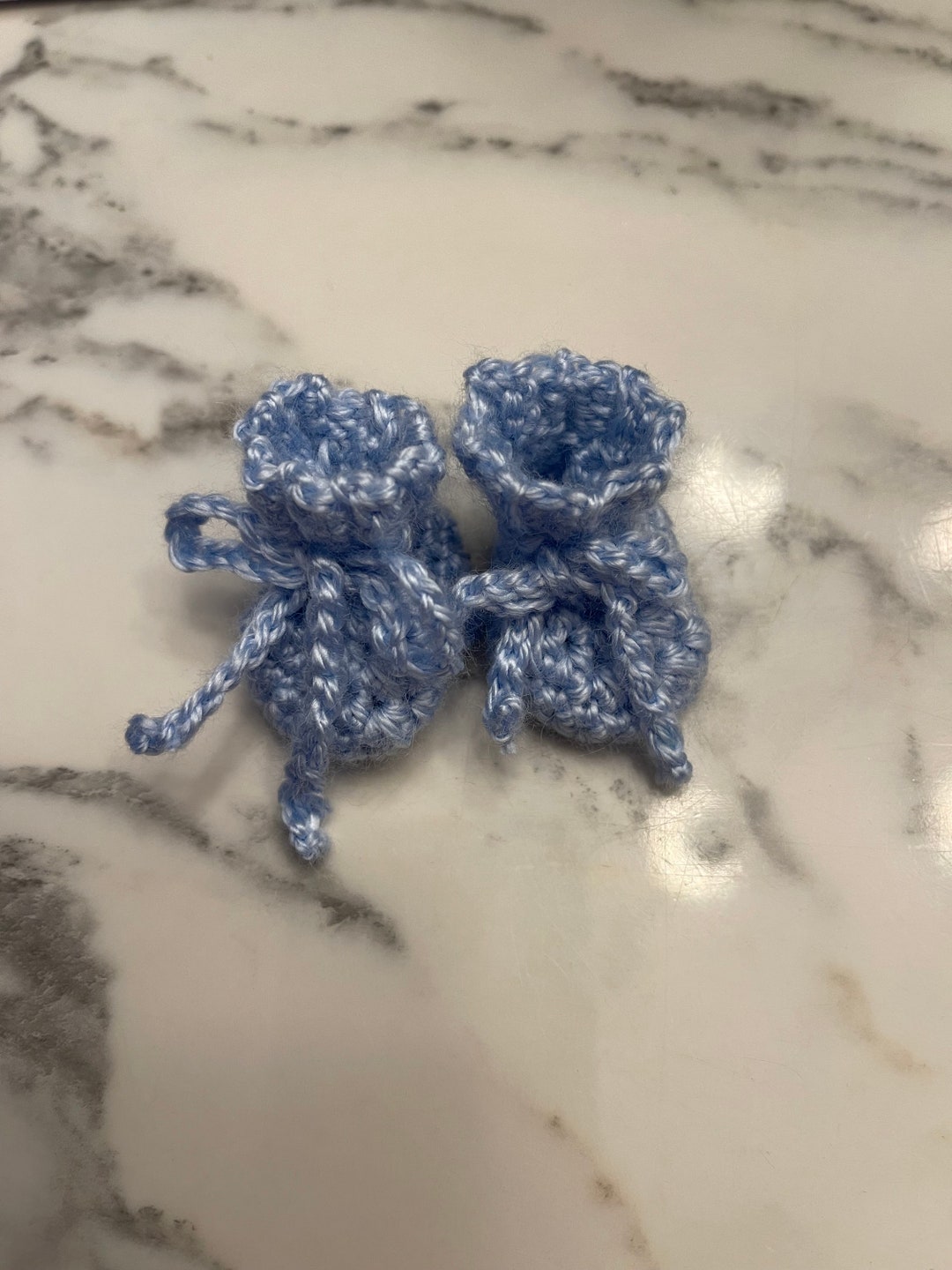 Mini Crochet Booties - Etsy