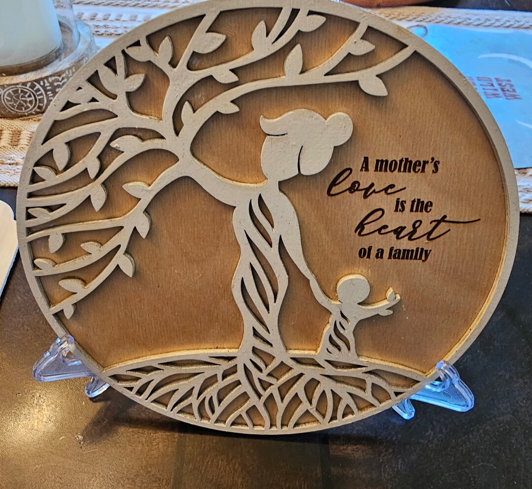 A Mother's Love Sign - Etsy