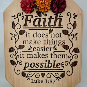 Christian Faith Sign - Etsy