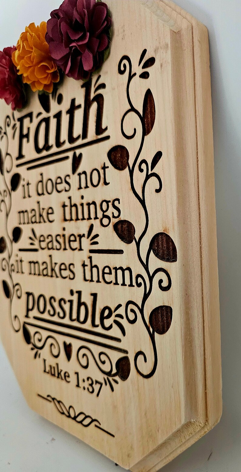 Christian Faith Sign - Etsy