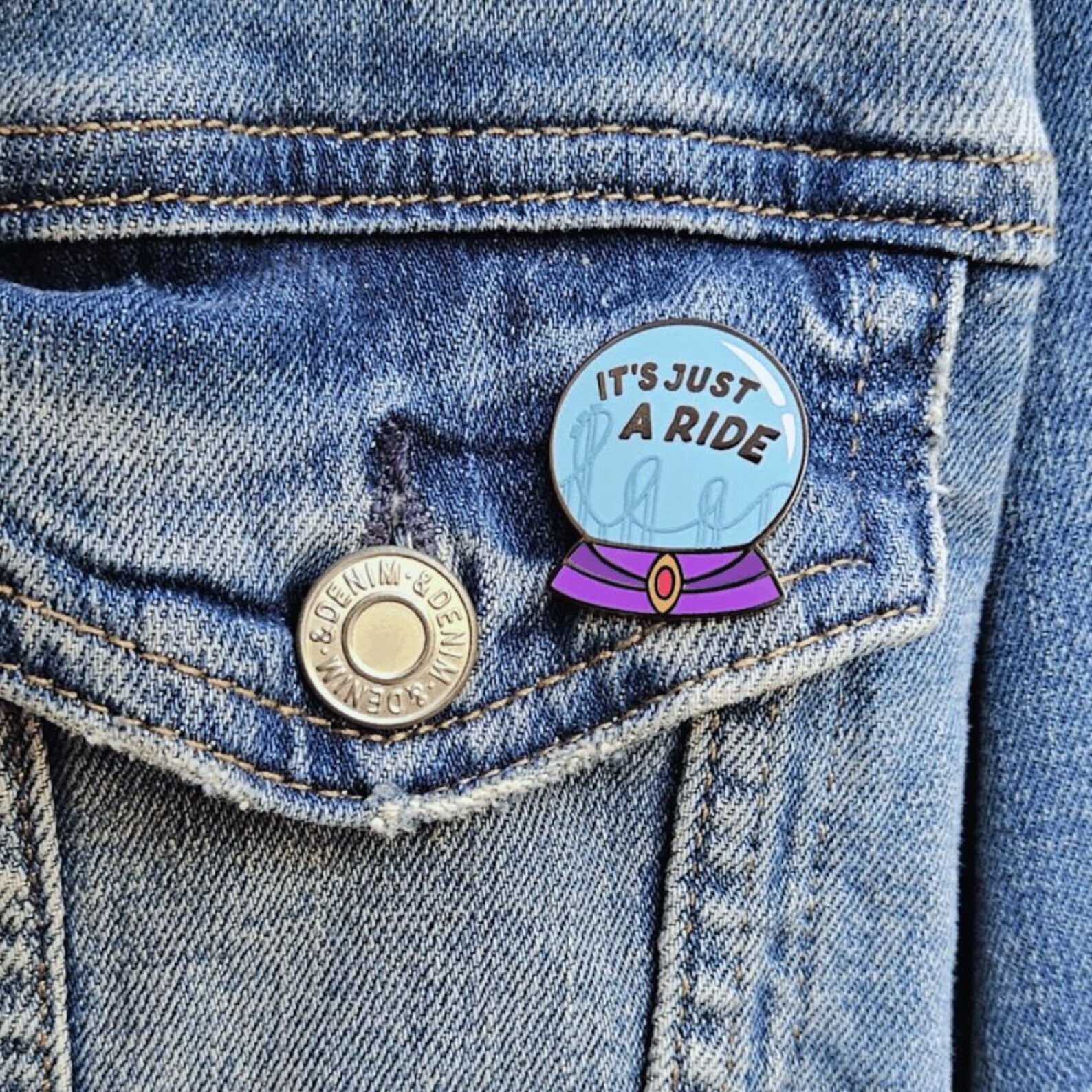 It's Just a Ride - Ride the Cyclone Pin - Etsy