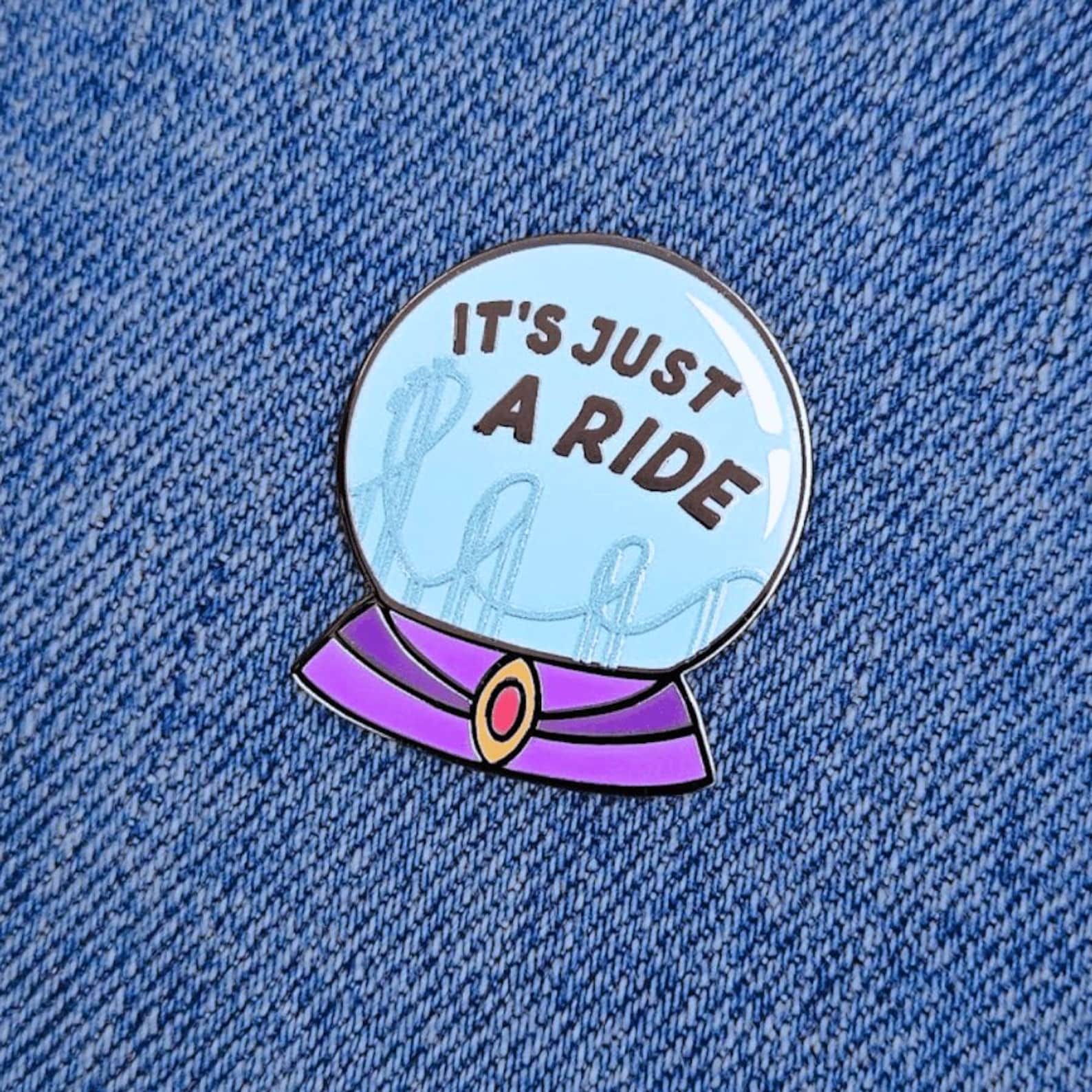 It's Just a Ride - Ride the Cyclone Pin - Etsy