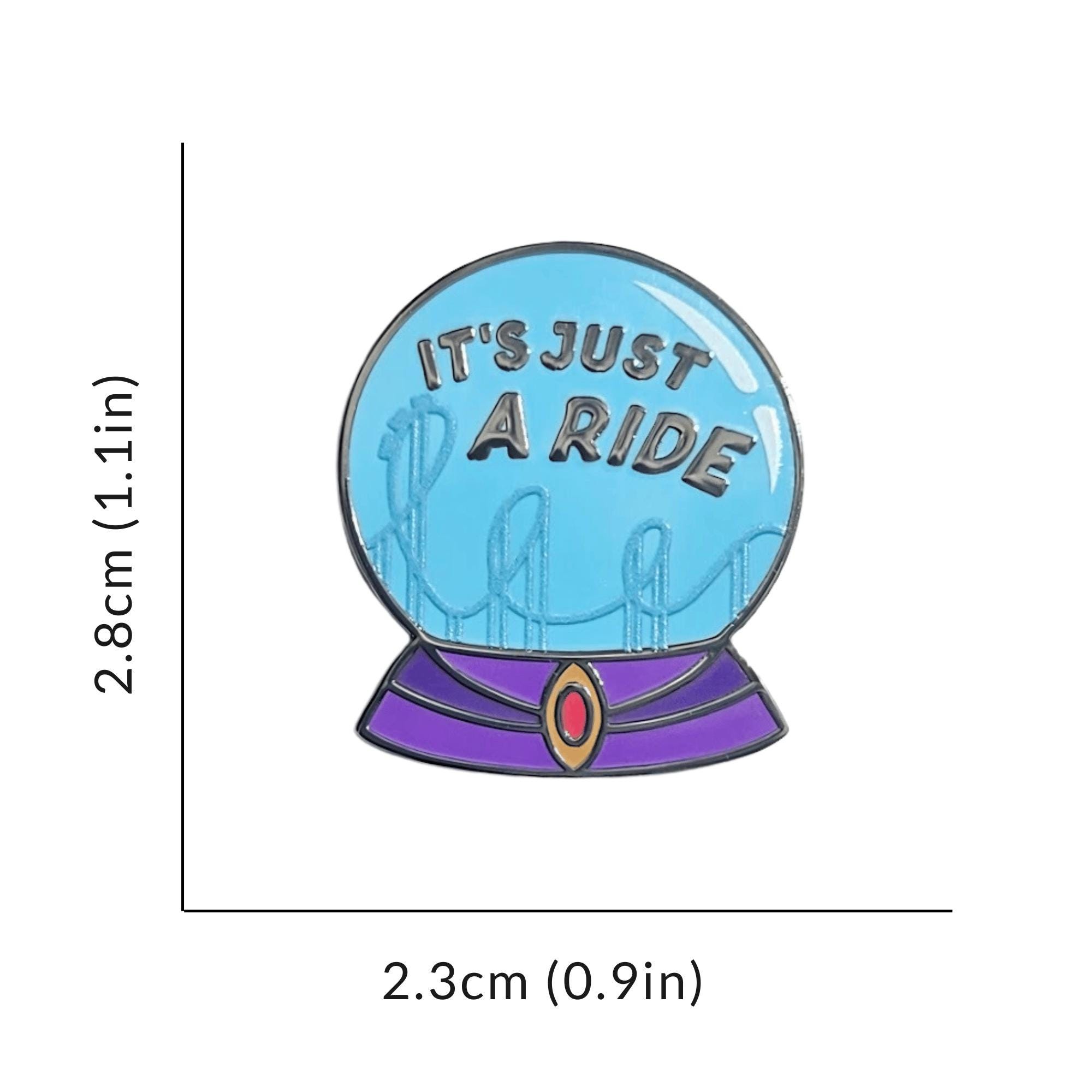 It's Just a Ride - Ride the Cyclone Pin - Etsy