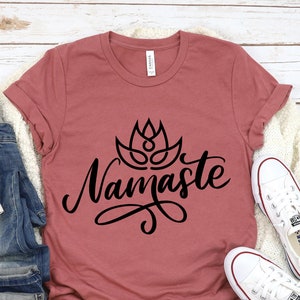 Namaste T shirt/yoga Workout Shirt/ Funny Yoga Shirt/ Meditation Shirt ...