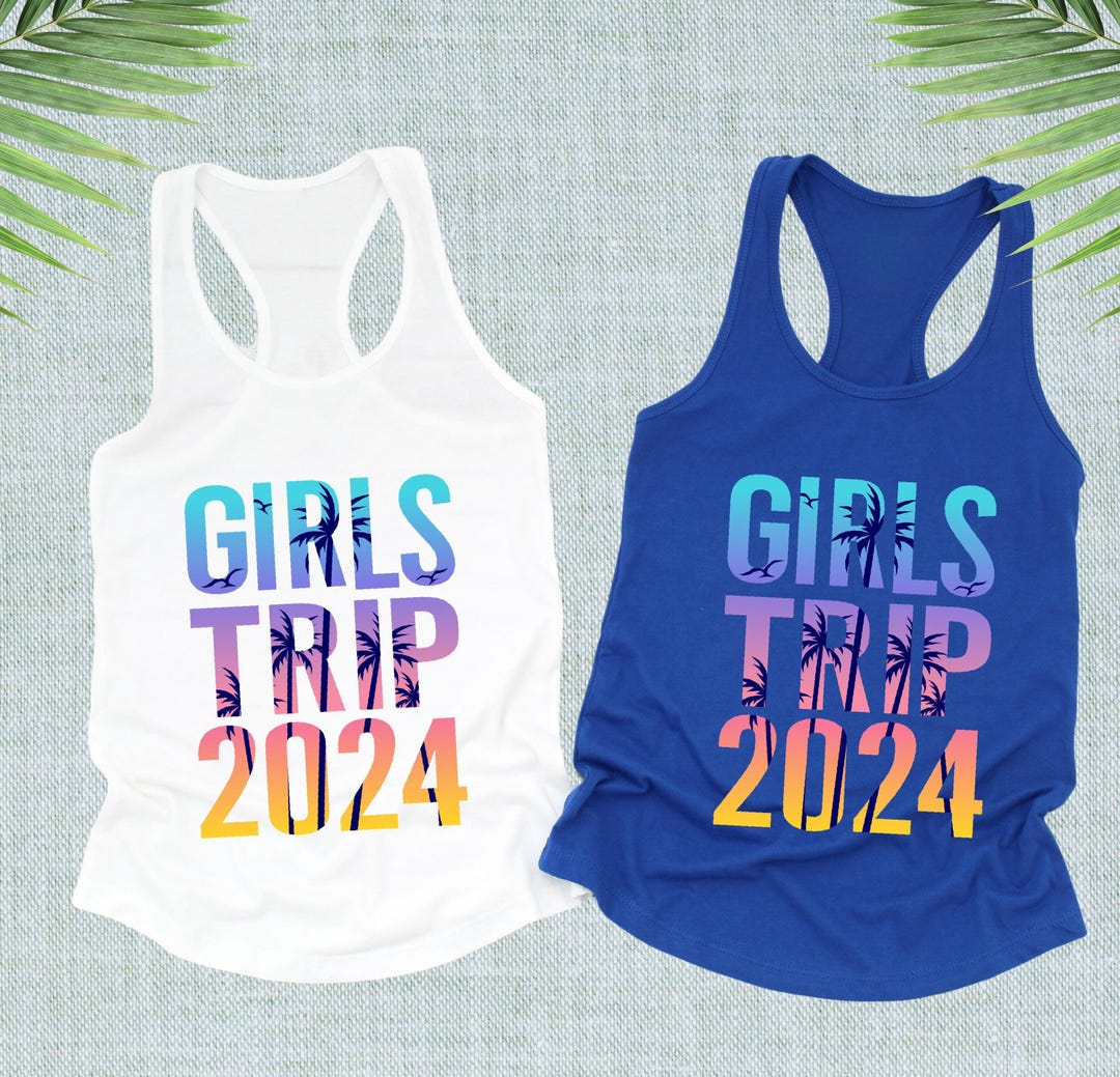 Girls Trip 2025 Tank Top, Best Friends Tank, Besties Shirts, Girls ...